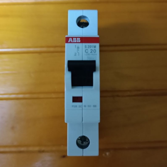 ABB S201M-C20 Miniature Circuit Breaker - 1P - C - 20 A | Shopee Malaysia
