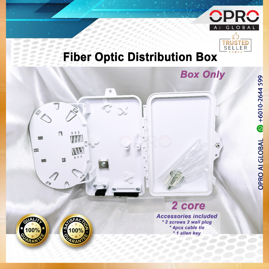 [Combo] 2 Port TM-Passed FTTH FTB Wall Mount Unifi / Fiber Termination ...