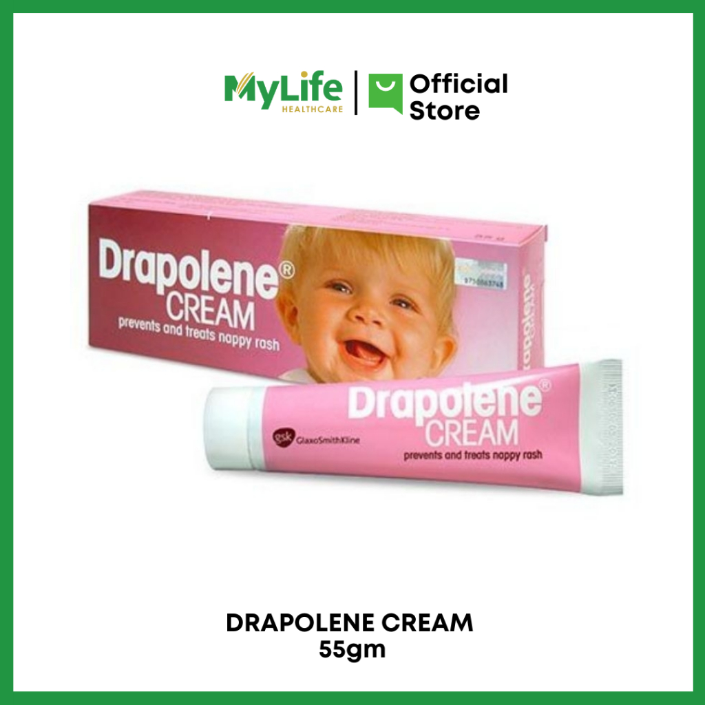 DRAPOLENE CREAM (55G) TO REDUCE NAPPY RASH | Shopee Malaysia