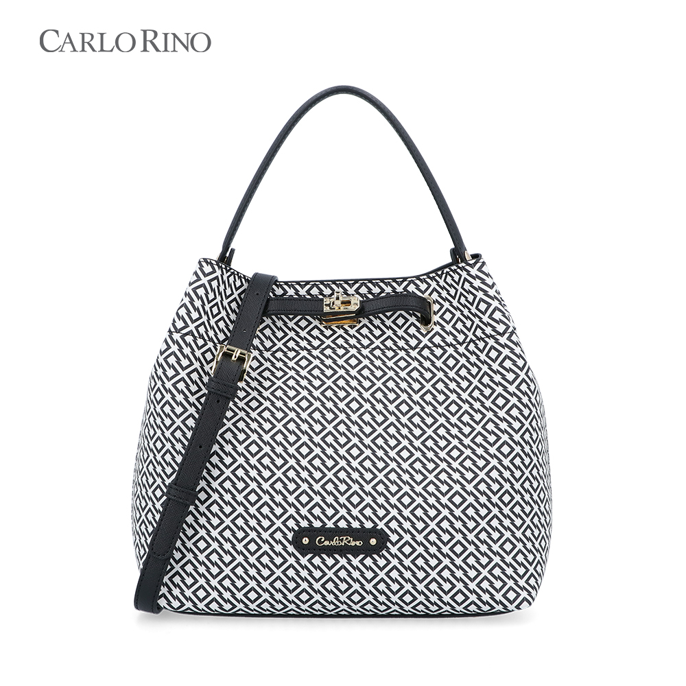 Carlo Rino Black Ever Chic Top Handle | Shopee Malaysia