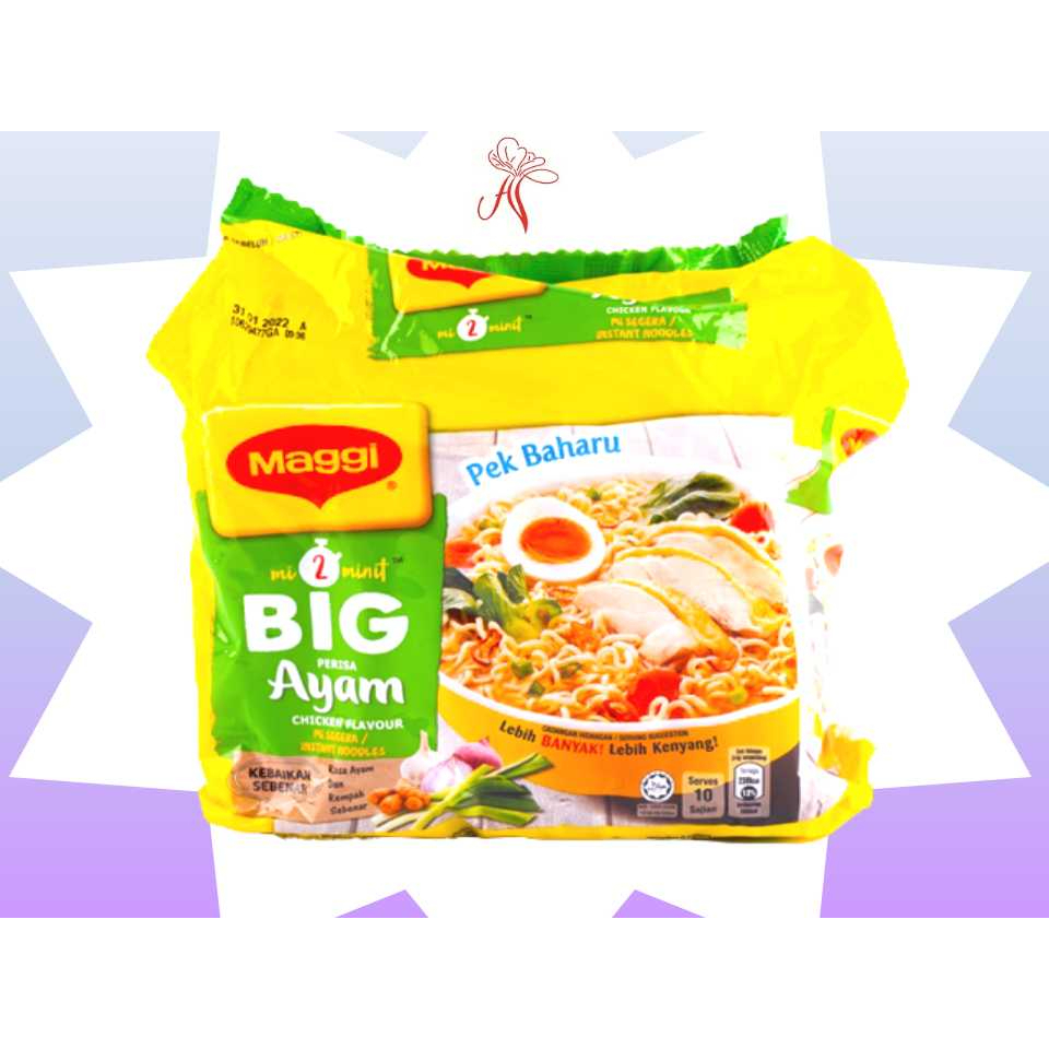 Maggi Big Chicken Flavour 5sx78g |Instant Noodle |Mi Segera Perisa Ayam ...