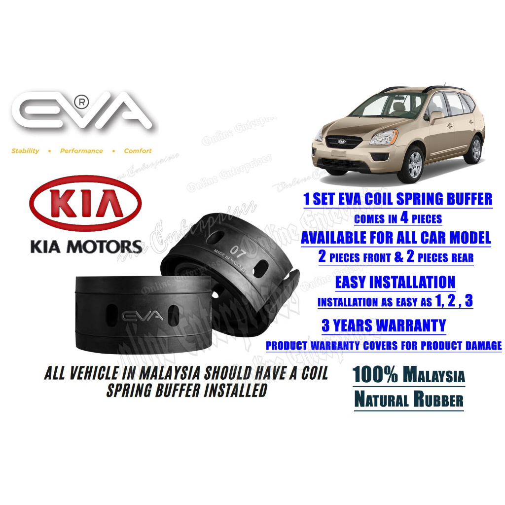 EVA Coil Spring Buffer KIA RONDO Cushion Buffer Spring Rubber Stopper ...