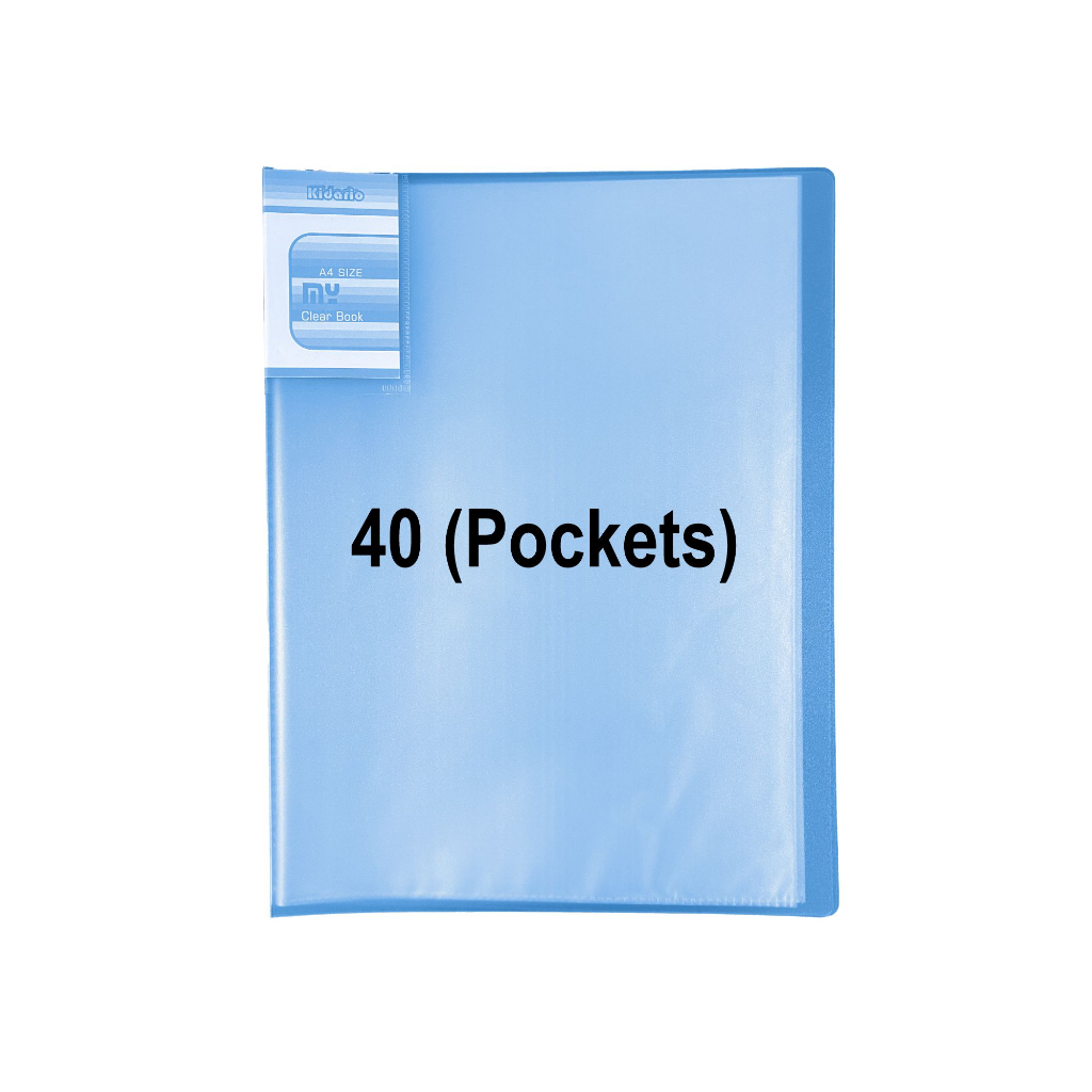 Kidario A4 PP Plastic Clear Book / Clear Holder / A4 Hard Cover File / A4 File Folder | Shopee ...