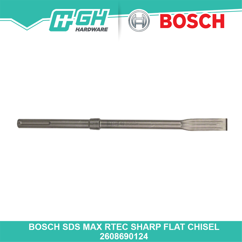 [ GH HARDWARE ] BOSCH SDS Max RTec Sharp Flat Chisel - 400mm x 25mm ...