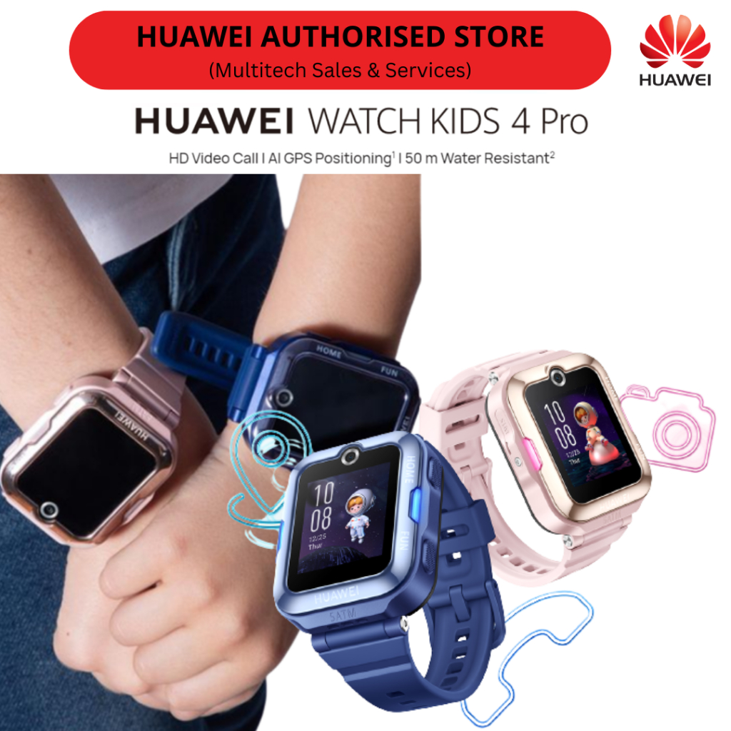 Huawei Watch Kids 4 Pro AI Positioning Kids Smartwatch Clock Display ...