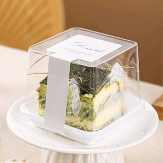 AR - (10Pcs) 3INCH / 5.5INCH Inch Tallest Transparent Cake Box | Bekas ...