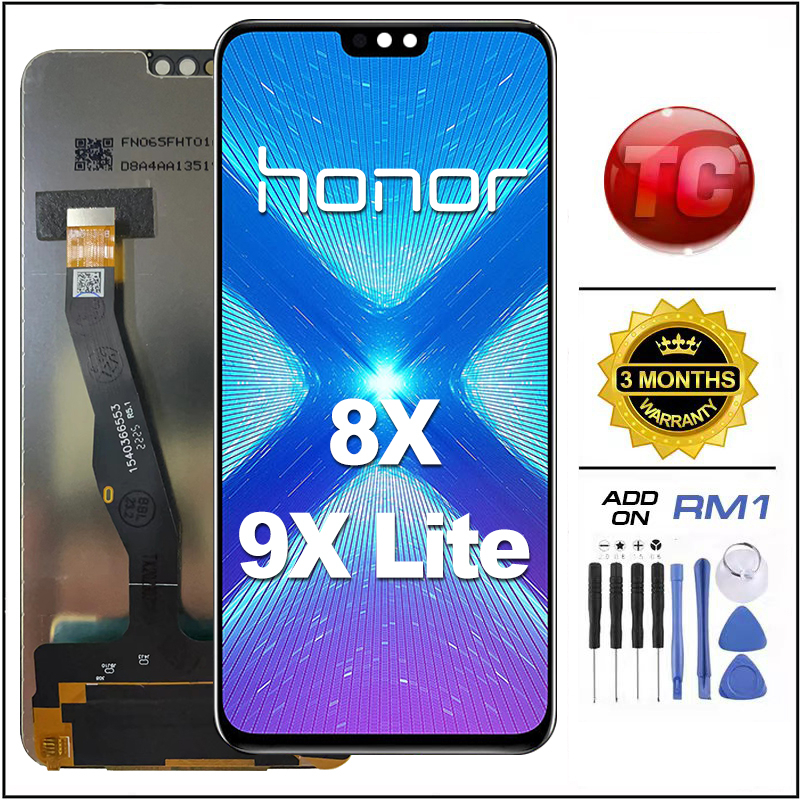 LCD HONOR 8X/ HONOR 9X Lite JSN-L22 Compatible For Original Glass Touch Screen Digitizer ...
