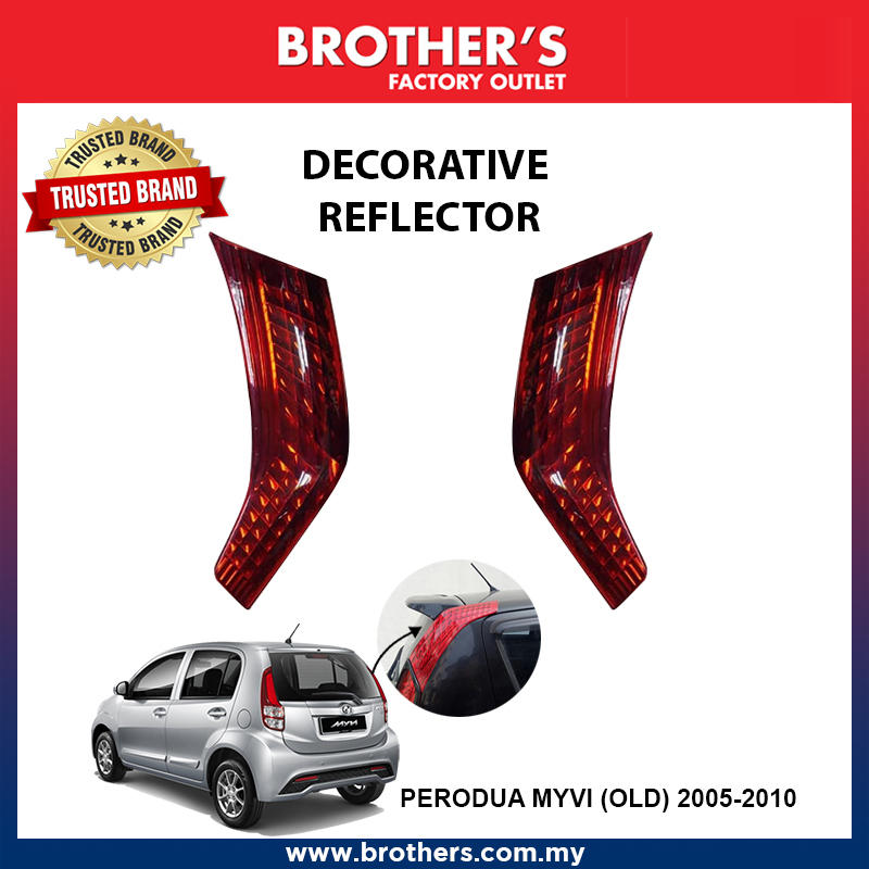 Perodua Myvi 2005-2010 Decorative Reflector Rear Top Tail Lamp Light ...