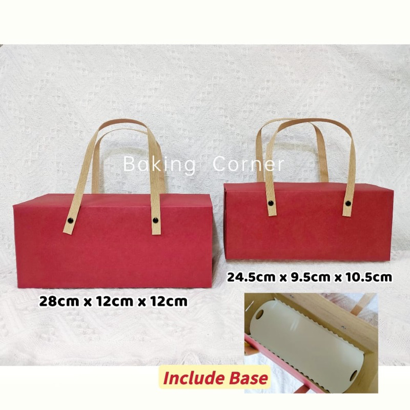 Gift Box Plain Red with Inner Paper Tray | Shopee Malaysia