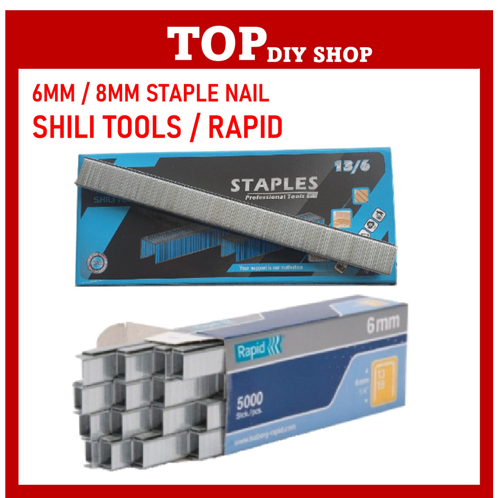 Rapid Staple Refill Nail / Bullet 6mm | Shopee Malaysia