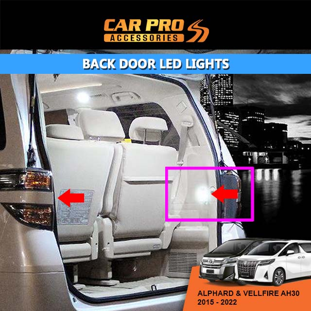 Toyota Alphard Vellfire ANH30 AGH30 2015 - 2020 Rear Bonnet Led Luggage ...