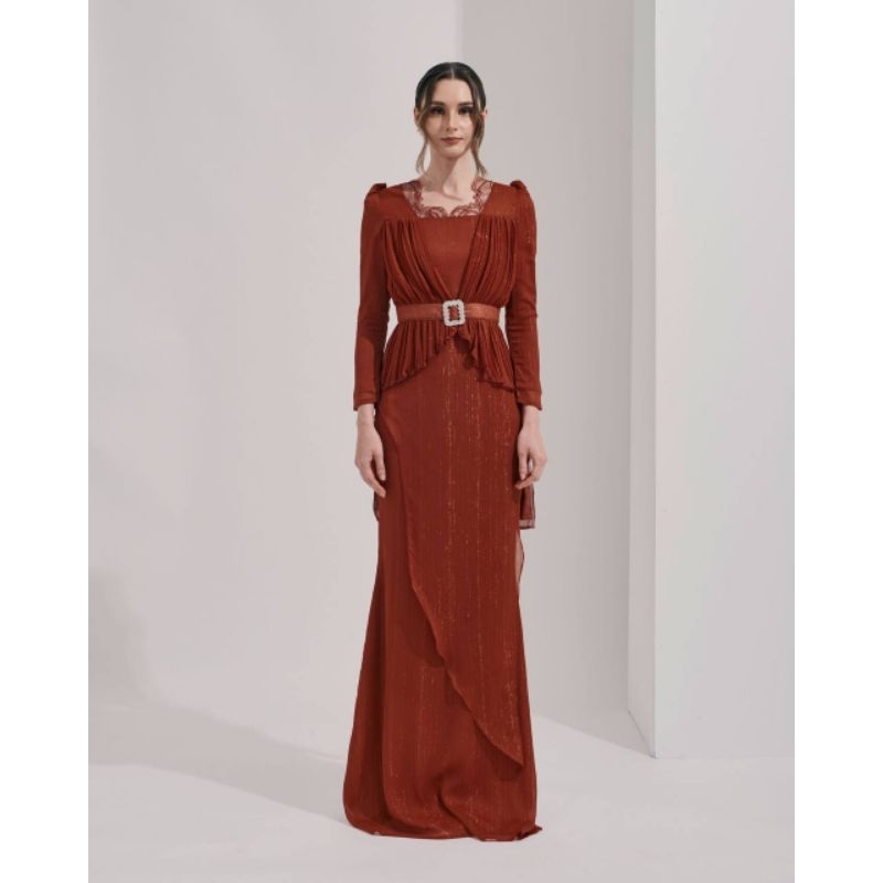 QISZAR TIMELESS RAYA 2023 DEEPIKA MAHARANEE IN BRICK | Shopee Malaysia