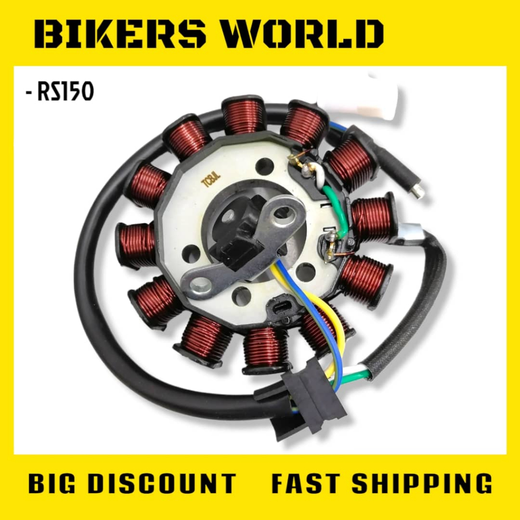 HONDA RS150 RS 150 MAGNET COIL FUEL COIL ASSY STATOR KOIL | Shopee Malaysia