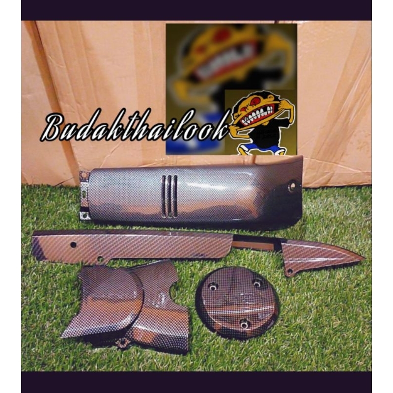 🇹🇭 COVER ENJIN CARBON🔥COVER RANTAI CARBON🔥INNER TENGAH CORBON🔥COVER ...