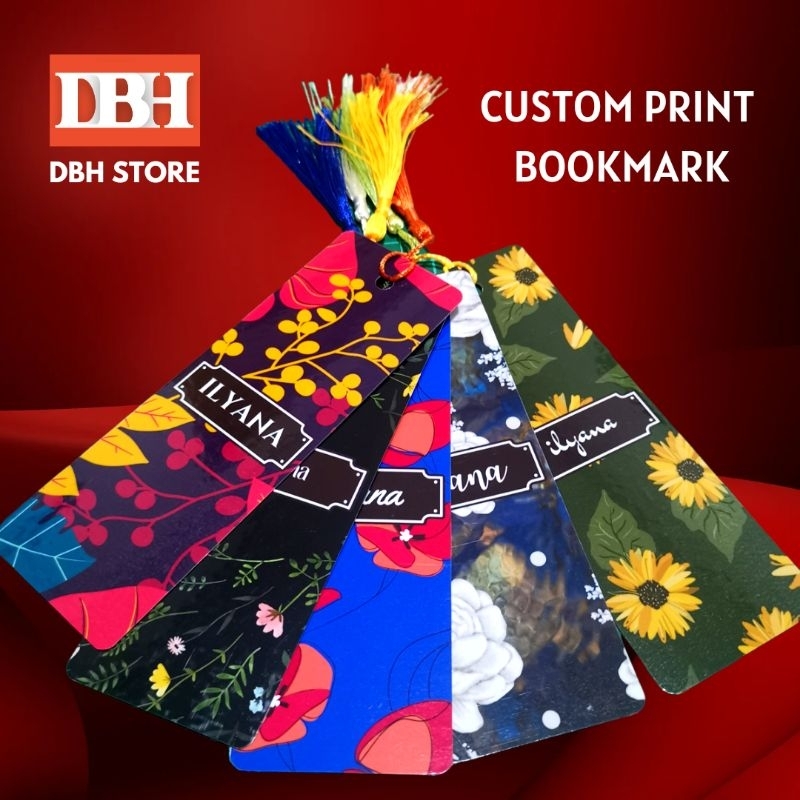BOOKMARK custom print (with laminate) | Shopee Malaysia