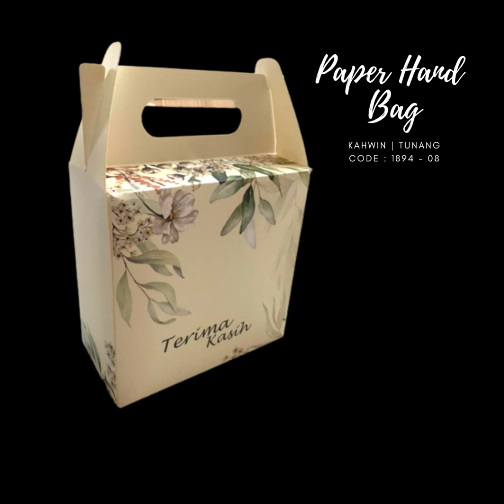 PB1894 : 10pcs - Paper Beg Goodies | Kotak Roti | Kotak Bahulu | Kotak ...