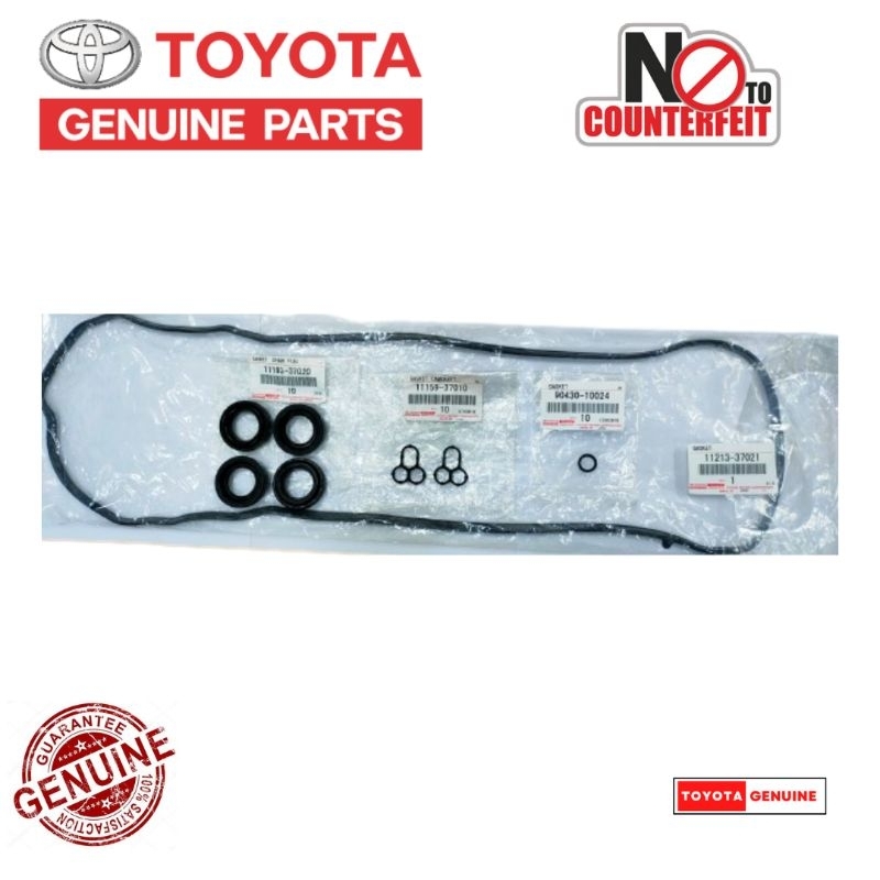 Toyota 2ZRFAE 3ZRFAE Valve Cover Gasket Set Toyota Altis ZRE142 ...