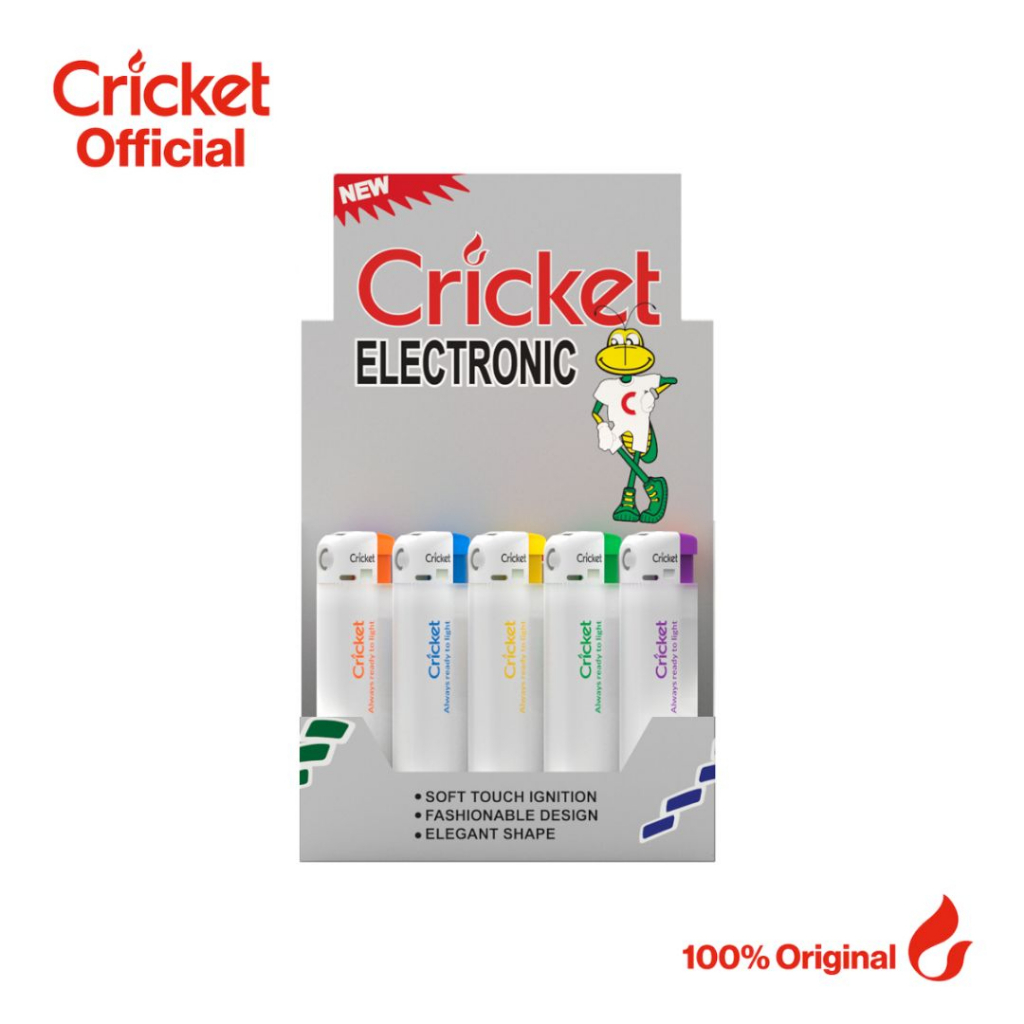 Cricket Lighters Frosted Electronic Series 2.0 (25 Pcs) | Shopee Malaysia