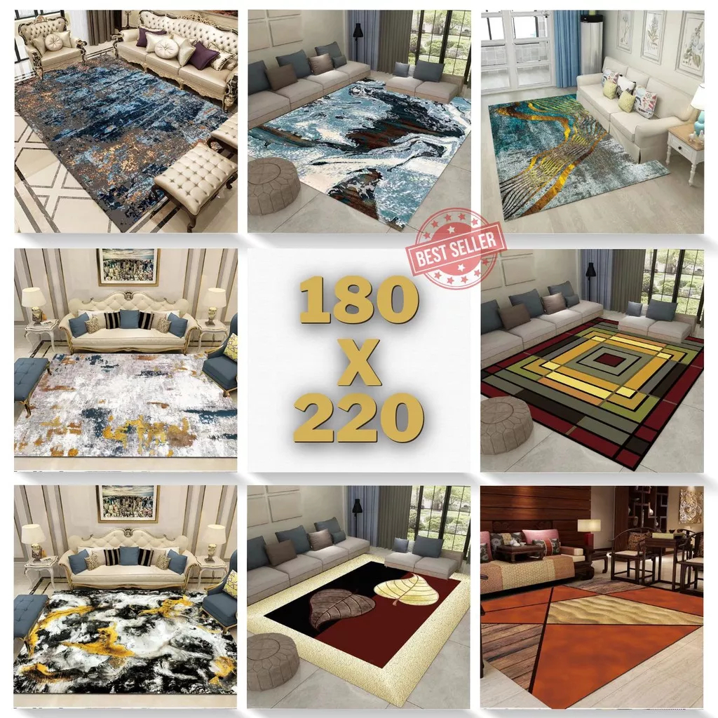 𝐁𝐄𝐒𝐓 𝐐𝐔𝐀𝐋𝐈𝐓𝐘 𝟑𝐃 𝐂𝐚𝐫𝐩𝐞𝐭 Velvet Murah Carpets 5D Living Room Carpet BIG ...