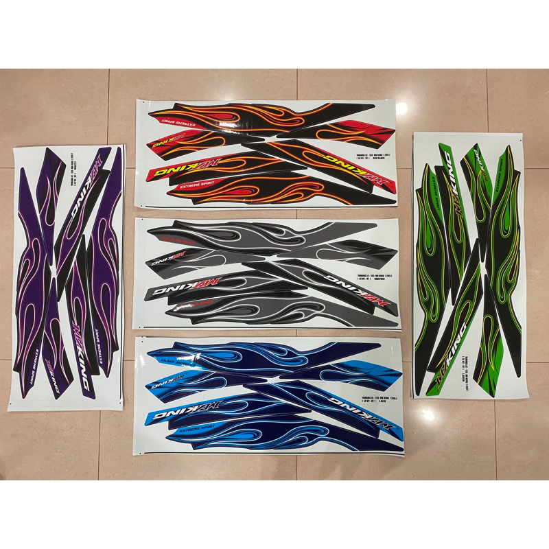 Yamaha lc135 lc 135 v2 v3 v4 v5 v6 v7 body sticker api edisi(205 ...
