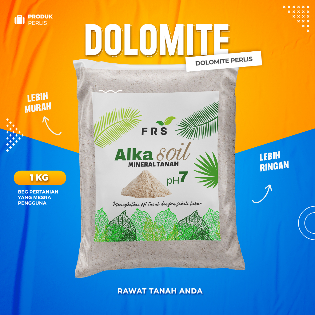 Dolomite Gred A++ dari perlis 1kg | Baja dolomite kualiti tinggi ...