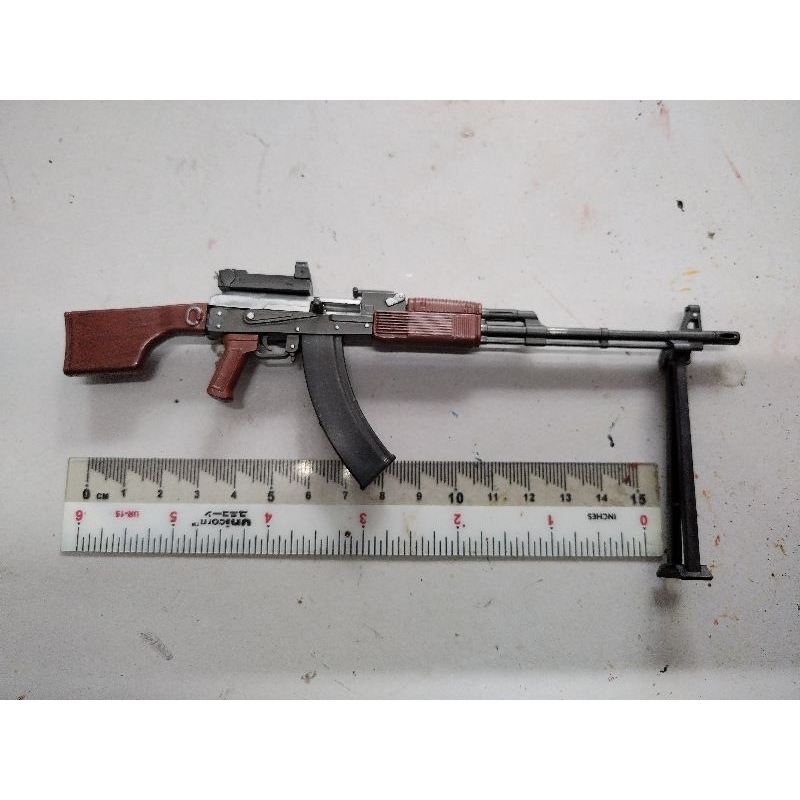 [Ready Stock] Miniature 1/6 SCALE METALLIC PAINTED RPK-74 TOY MODEL ...