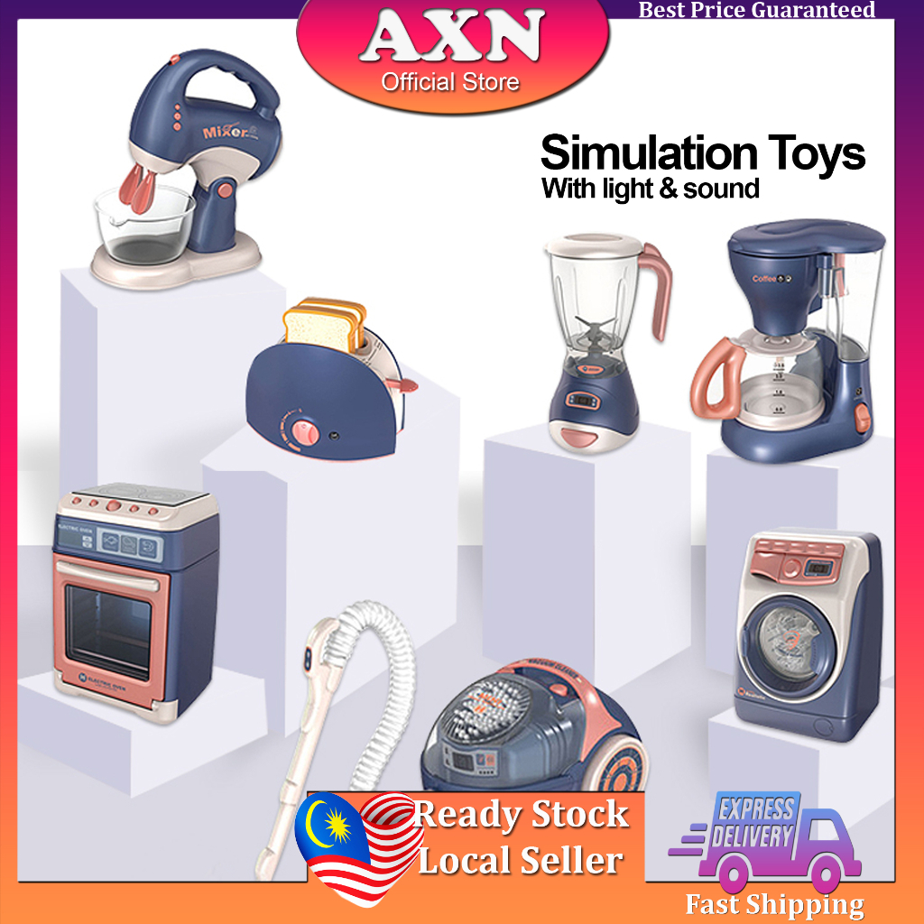 Mainan Simulation Pretend Play kitchen set Toys Sound & light Home ...