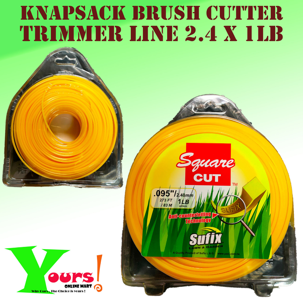 KNAPSACK BRUSH CUTTER TRIMMER LINE & TRIMMER PLATE\ TALI PEMOTONG ...