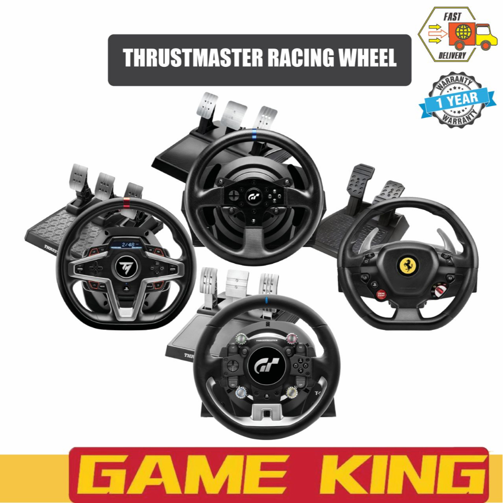 Thrustmaster Steering Wheel T248 / T-GT II / T300 RS GT / T80 Ferrari ...