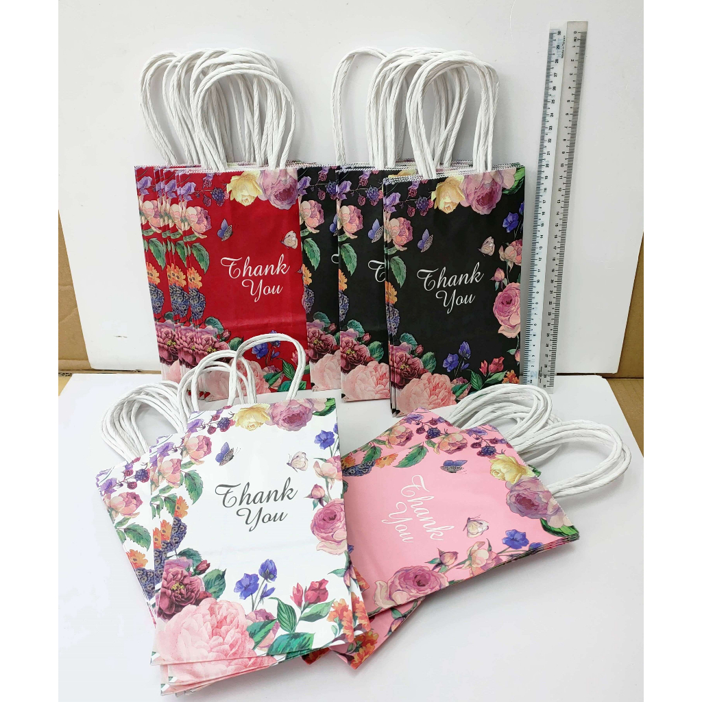 ( SV 0547 ) Beg kertas bercorak kenduri cenderahati / doorgift 10 ...