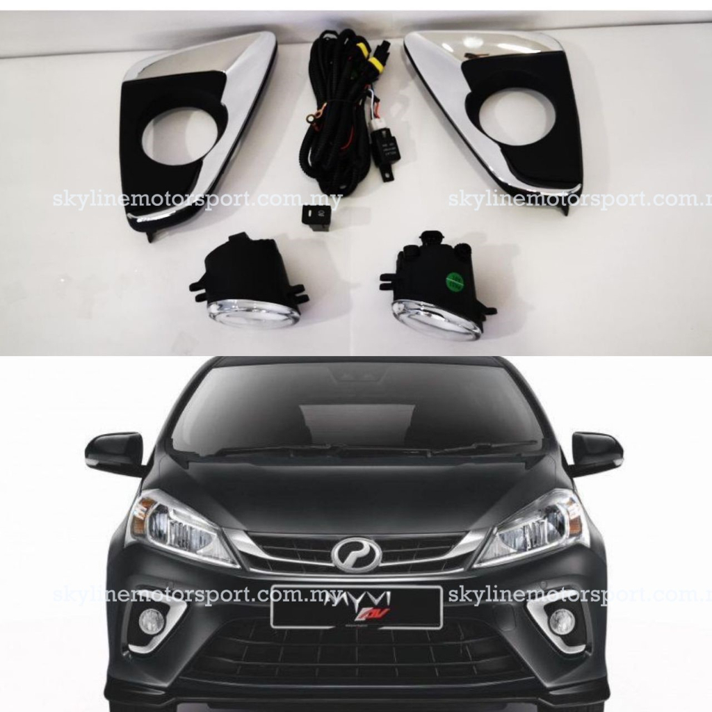 Perodua Myvi Gen3 Fog Lamp Fog Light 2018 2019 2020 20212022 | Shopee ...