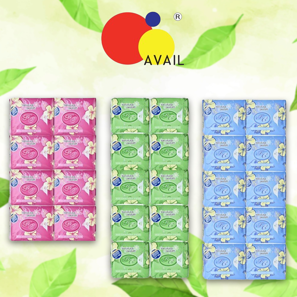Avail AVAIL FC BIO PADS - PANTY LINER / DAY USE / NIGHT USE | Shopee ...
