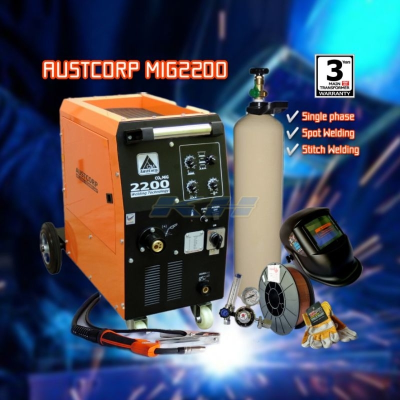 Austcorp MIG2200 Co2 MIG Welding Machine kh | Shopee Malaysia