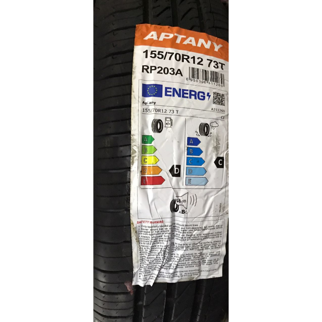 APTANY TYRE 轮胎 155 70 12 155/70R12 175 70 13 175/70R13 New tyre 新轮胎 ...