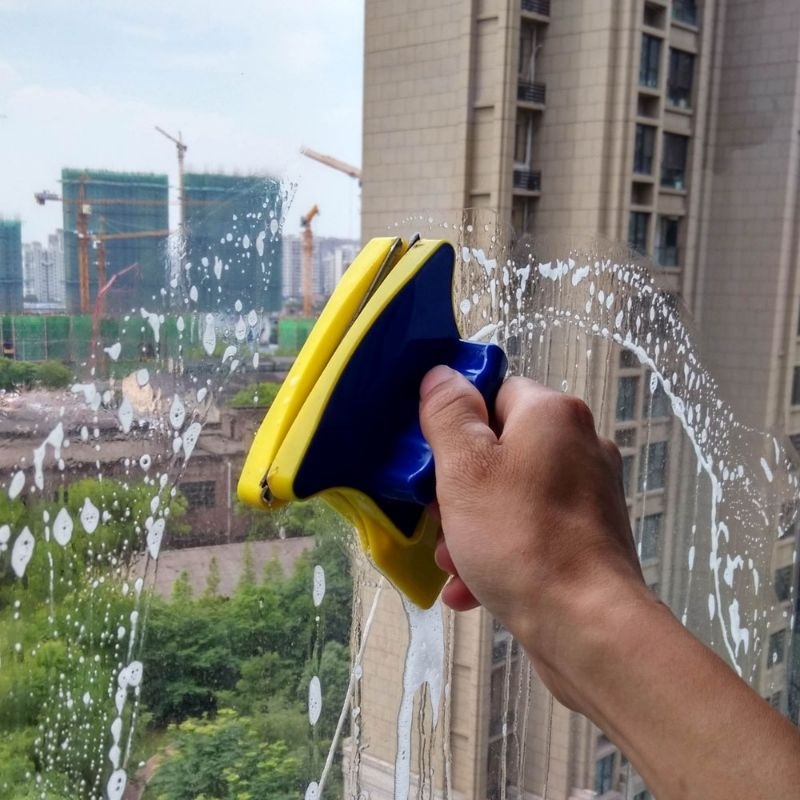 Double Side Strong Magnetic Window Glasses Cleaner High Floor Wiper ...