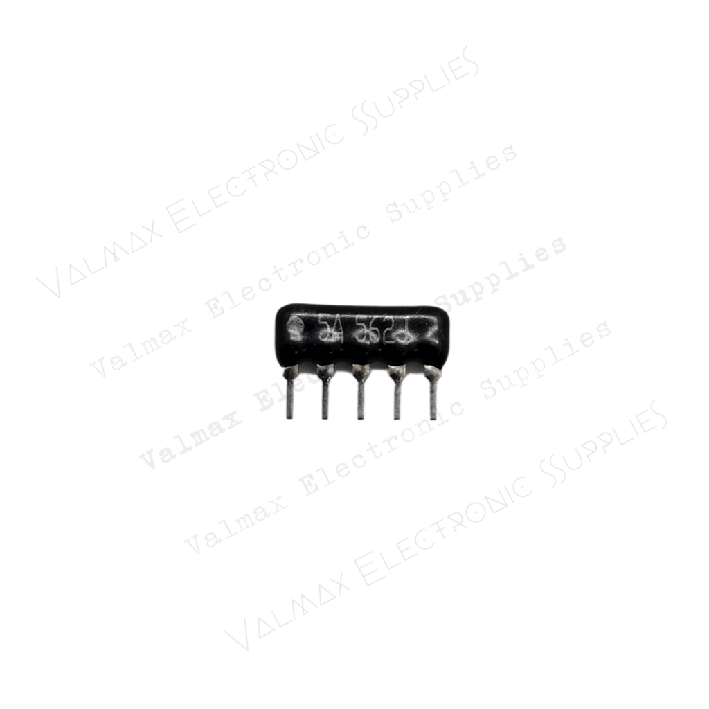 SIP Resistor Array 5pin 5.6k ohm 1/8watt SIP电阻阵列 [5pcs] | Shopee Malaysia
