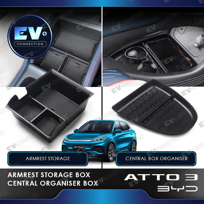 BYD ATTO 3 Car Armrest Storage Box Center Console Organizer Standard ...