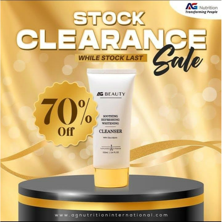AG Nutrition AG Beauty Cleanser Soothing Refreshing Whitening (100ml ...