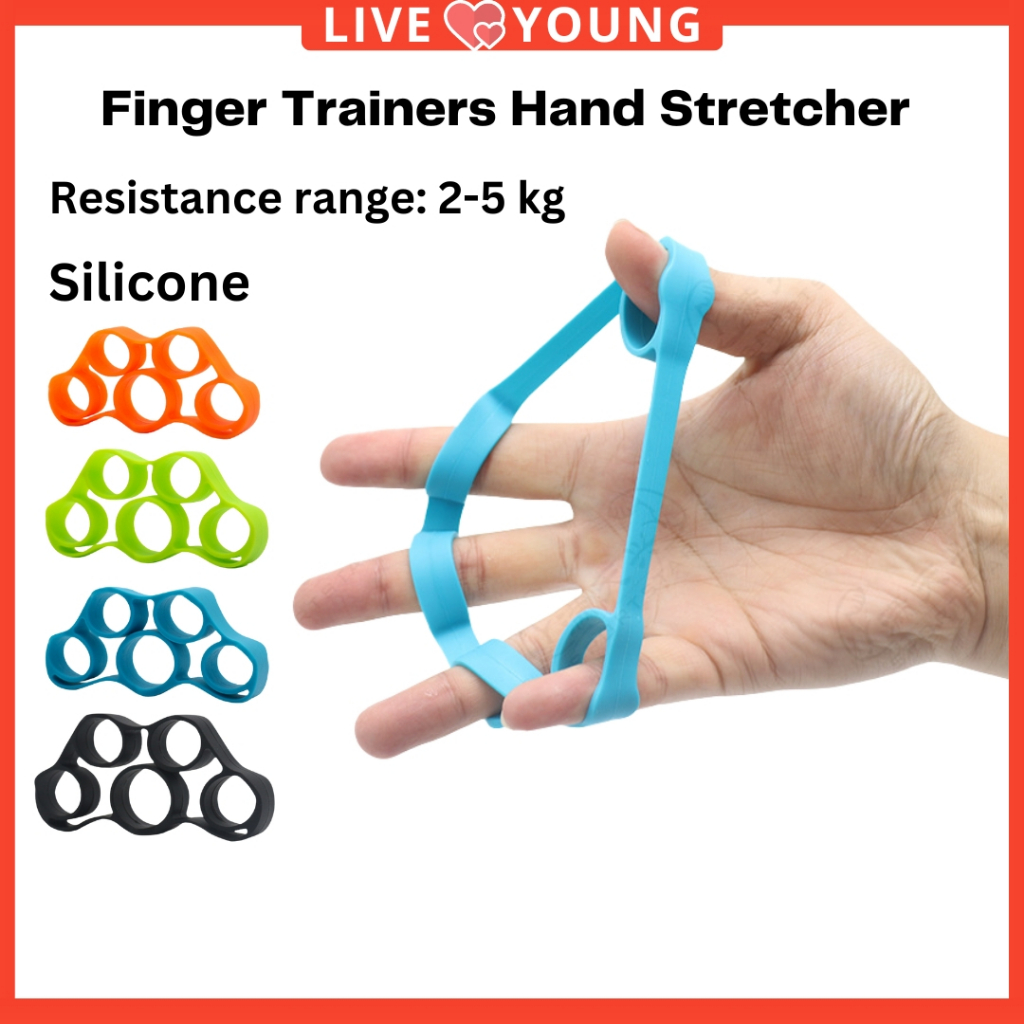 2-5kg Resistance Bands Finger Trainers Hand Stretcher Strap ...