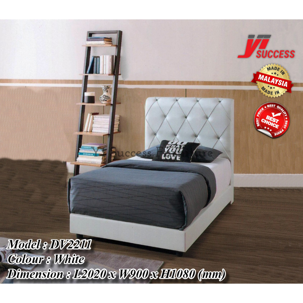Yi Success Colleen Single Bed Frame / Single Divan / Katil Bujang ...
