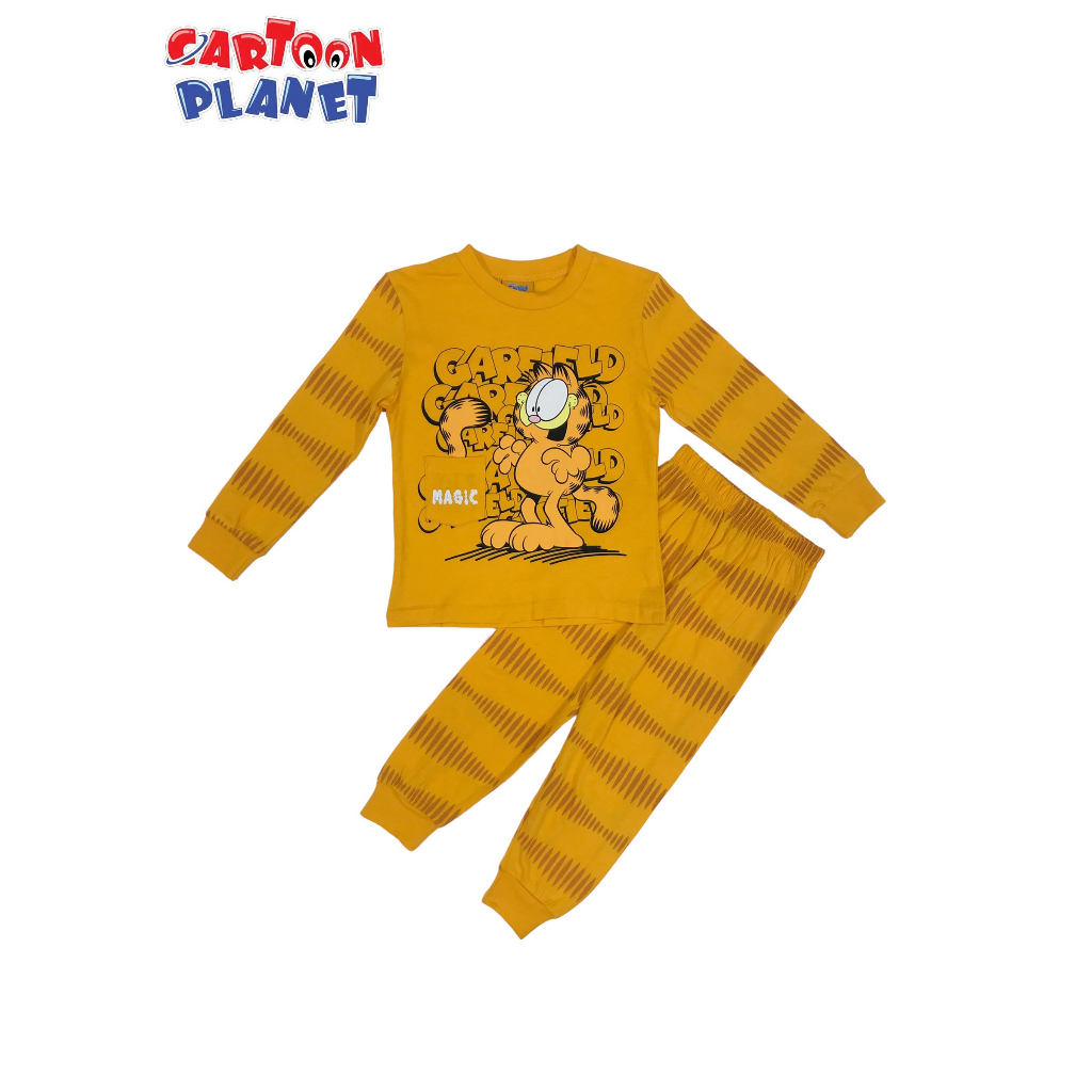 Cartoon Planet Garfield Toddler Boy Long Sleeve Pyjamas PJG309 | Shopee ...
