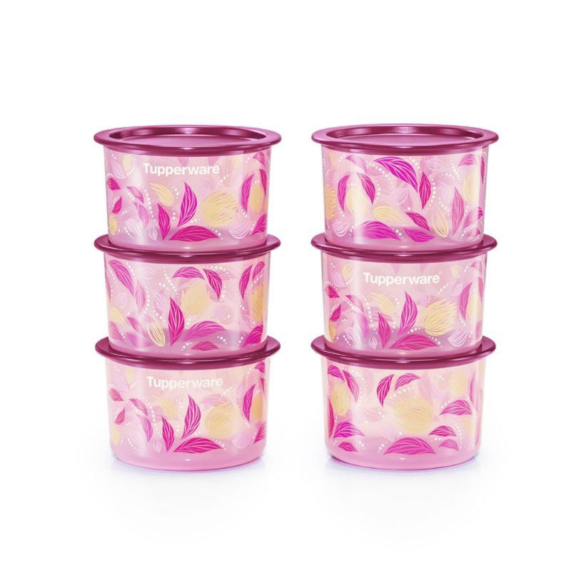 Tupperware One Touch Topper Junior 600ml - 6pcs | Shopee Malaysia