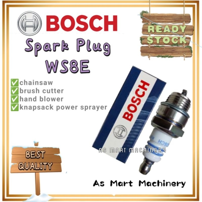 WS8E Bosch Spark Plug Chainsaw Brush Cutter Ogawa Hand Blower | Shopee ...