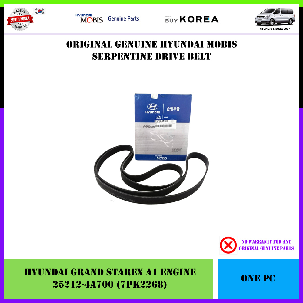 (ST-3) Hyundai Grand Starex A1 Engine Genuine Hyundai Mobis Drive Belt ...