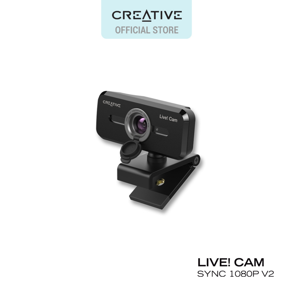 Creative Live! Cam Sync 1080p V2 Full HD Wide-Angle USB Webcam with ...