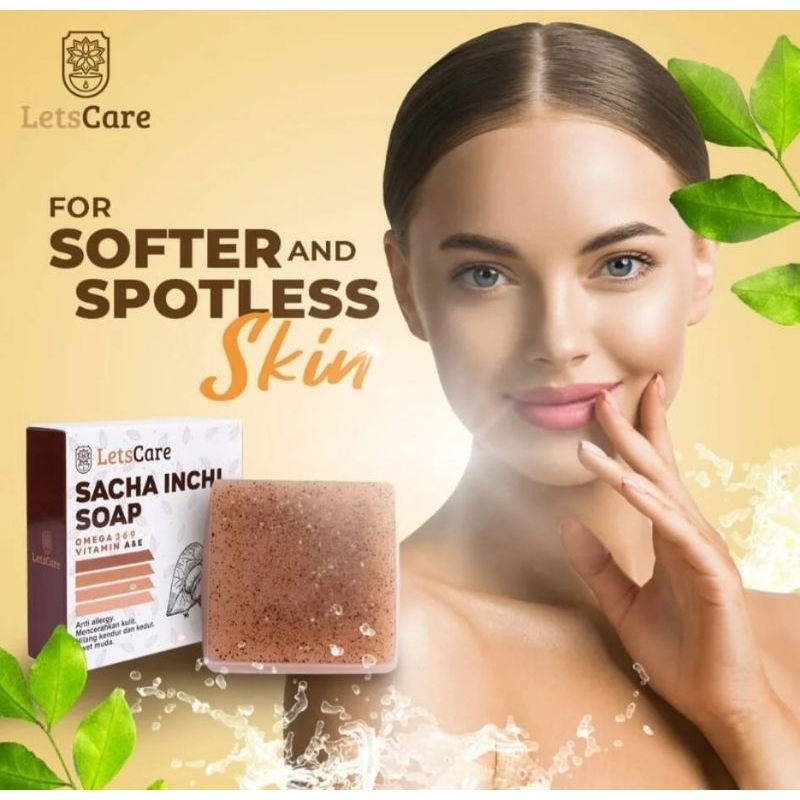 LetsCare Sabun Sacha Inchi Halal dan Organik | Shopee Malaysia