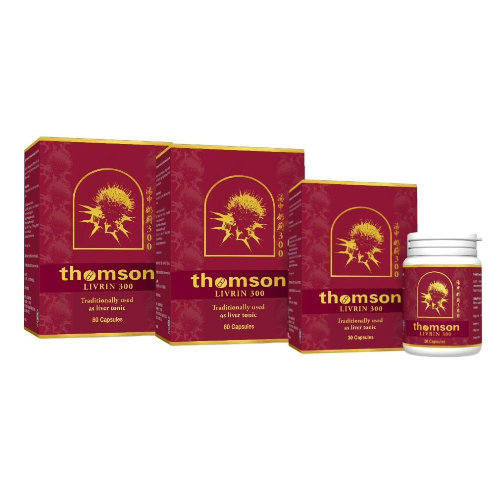 Thomson Livrin 300 Used as Liver Tonic (2 x 60 Capsules & 1 x 30 ...