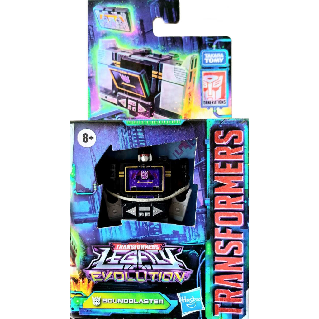 Hasbro Transformers Legacy Evolution Core Soundblaster MISB | Shopee ...