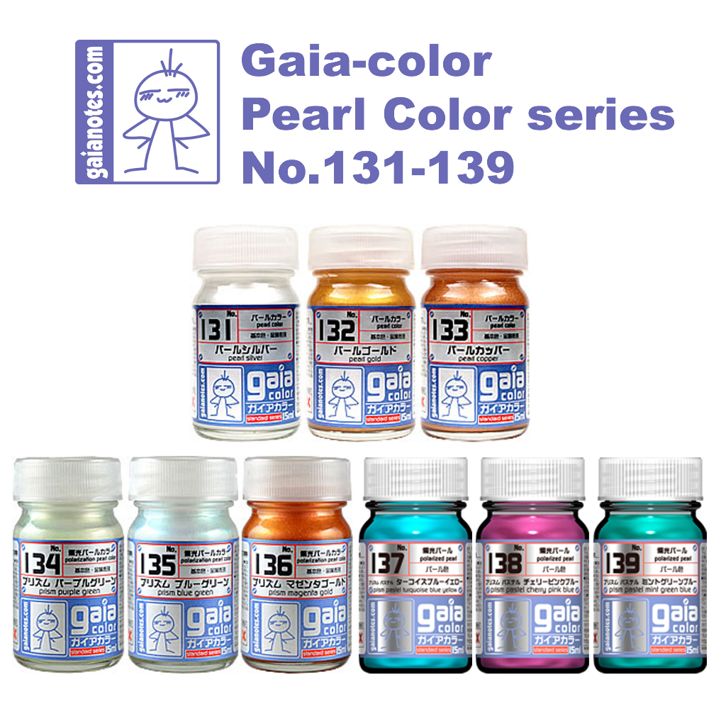 Gaianotes Gaia Color 131-133 (Pearl Color) 134-139 (Polarized Pearl ...