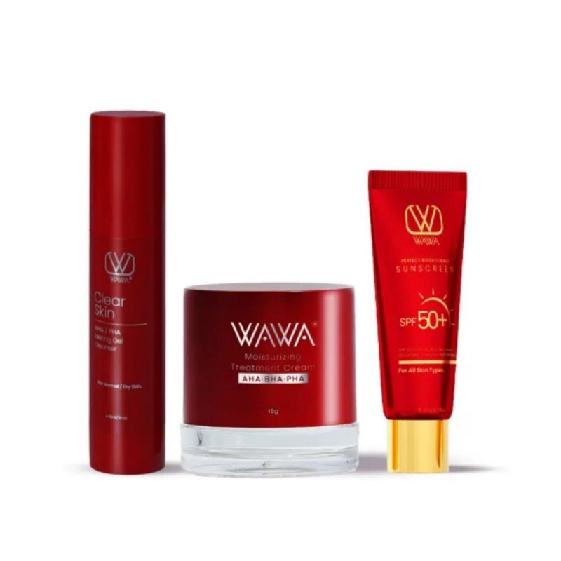 Wawa Basic Skincare Set + free gift | Shopee Malaysia